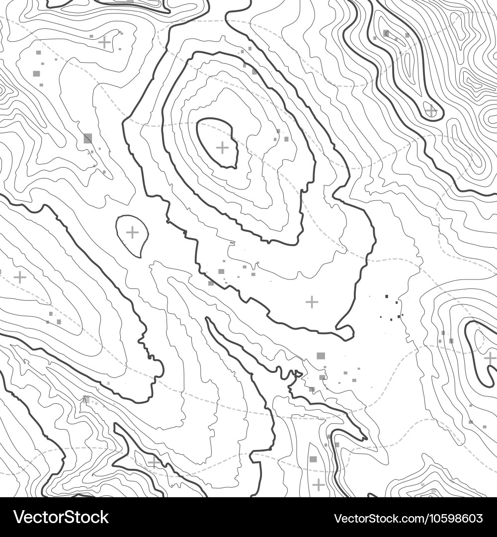 Topographic Map Background Concept Royalty Free Vector Image