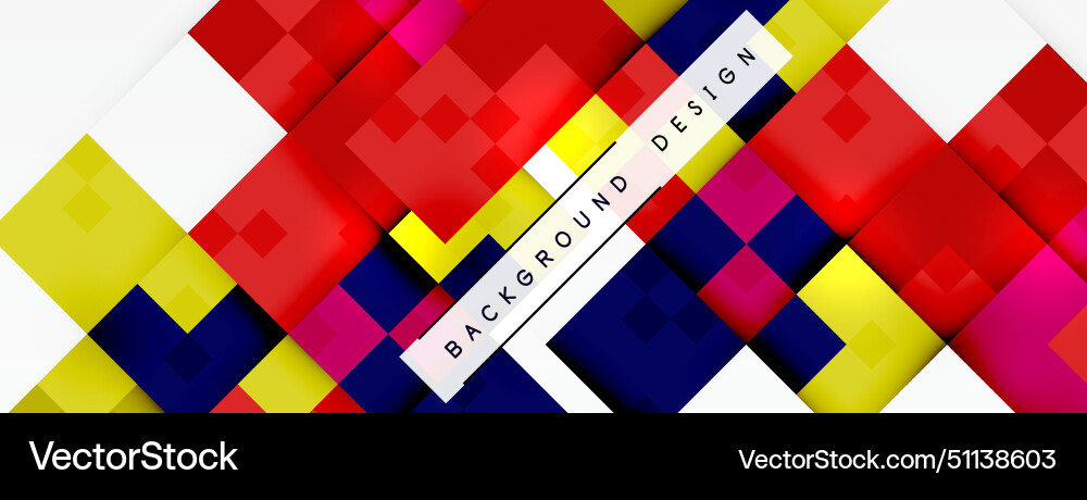 Vibrant artistic background design with colorful Vector Image