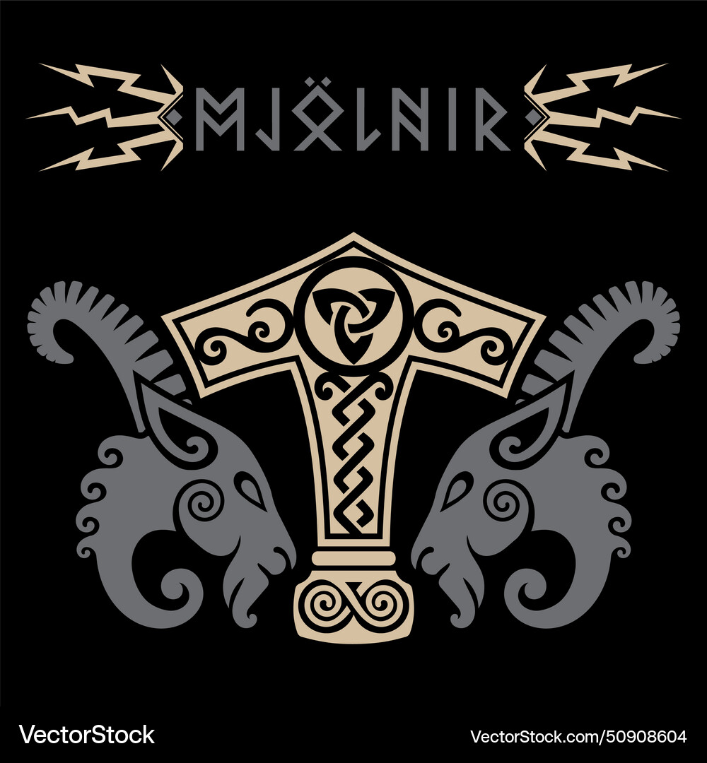 Viking design ancient scandinavian depiction Vector Image
