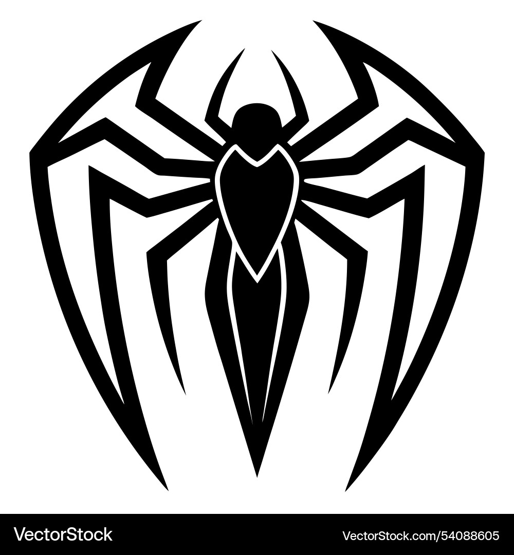 Amazing spider man logo art Royalty Free Vector Image