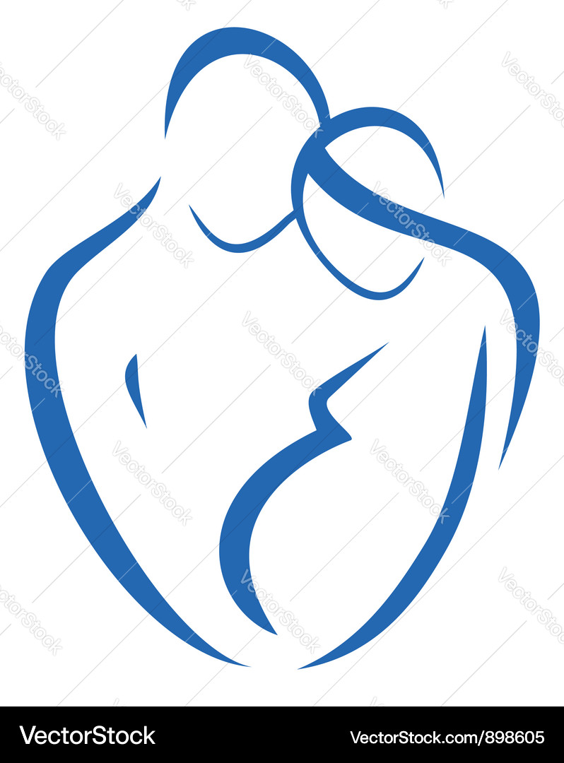 Happy family symbol Royalty Free Vector Image - VectorStock