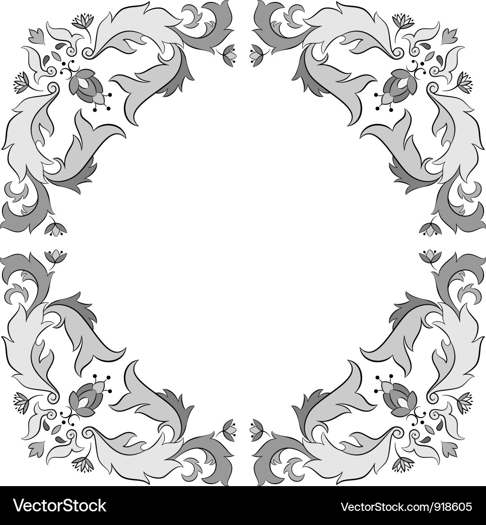 Ornate frame Royalty Free Vector Image - VectorStock
