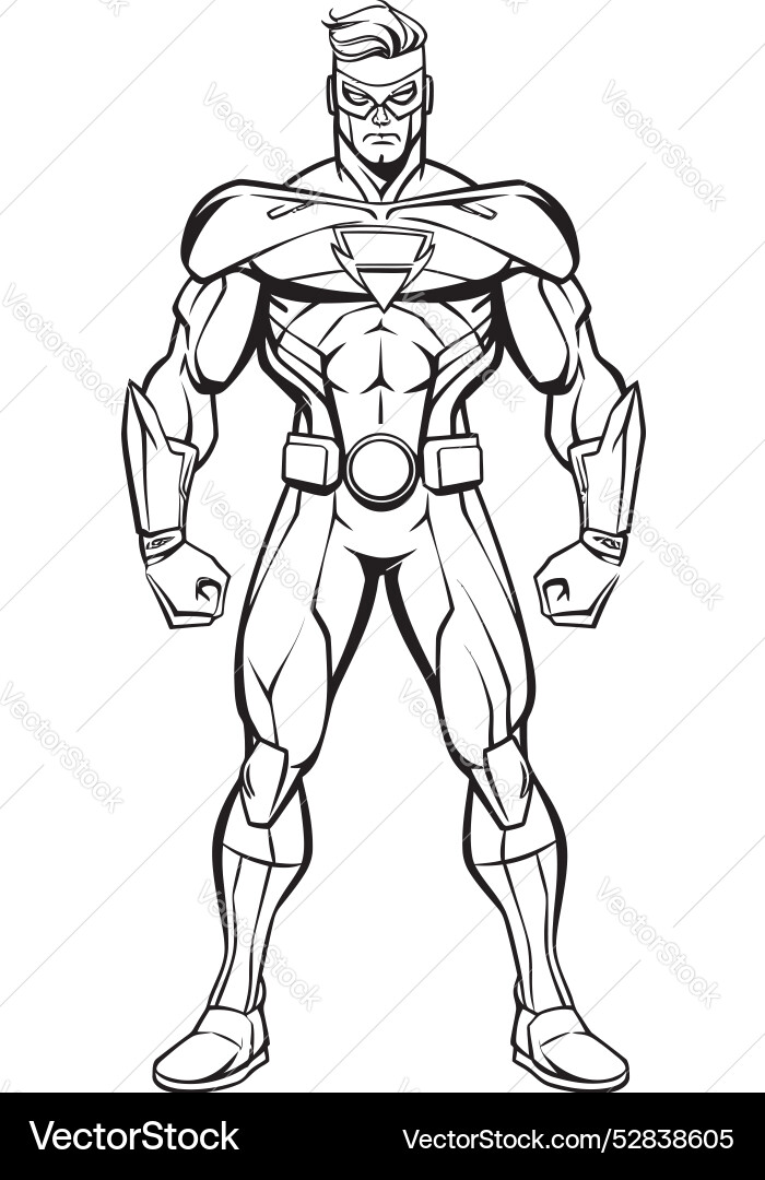 Vigilant icon design for heroic symbol caped Vector Image