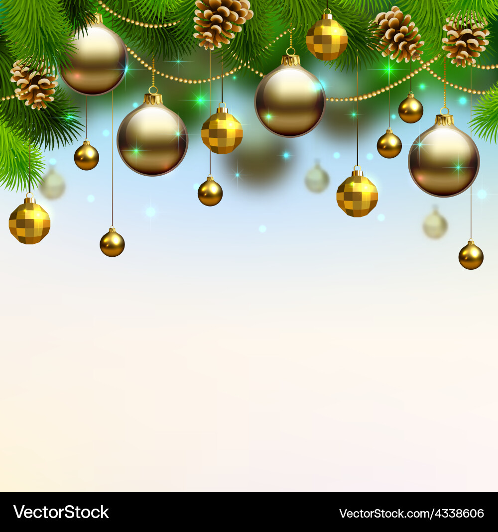 Christmas Decorations – Royalty-Free Vector | VectorStock