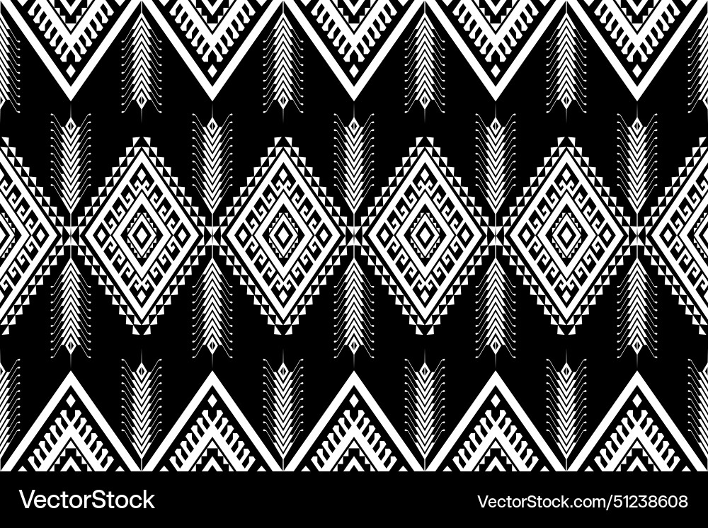 Geometric ethnic pattern traditional native Vector Image