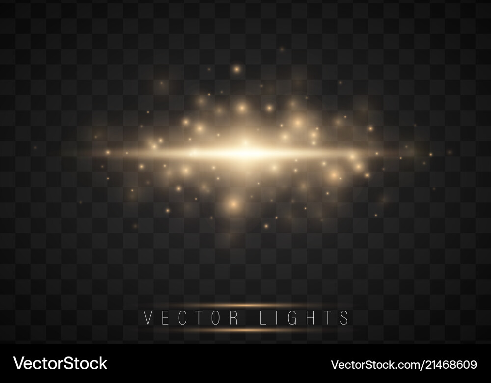 Glow light effect Royalty Free Vector Image - VectorStock