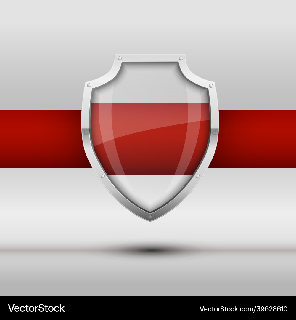 Glass shield Royalty Free Vector Image - VectorStock