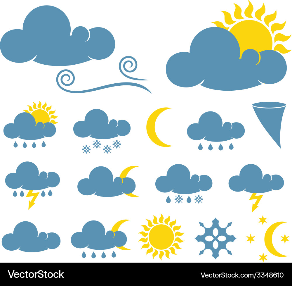 Weather Royalty Free Vector Image - VectorStock