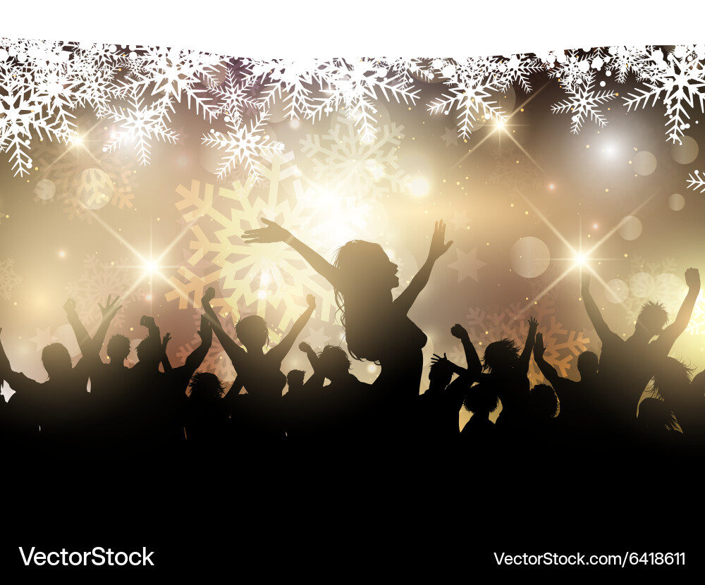 Christmas Party Celebration Royalty Free Vector Image
