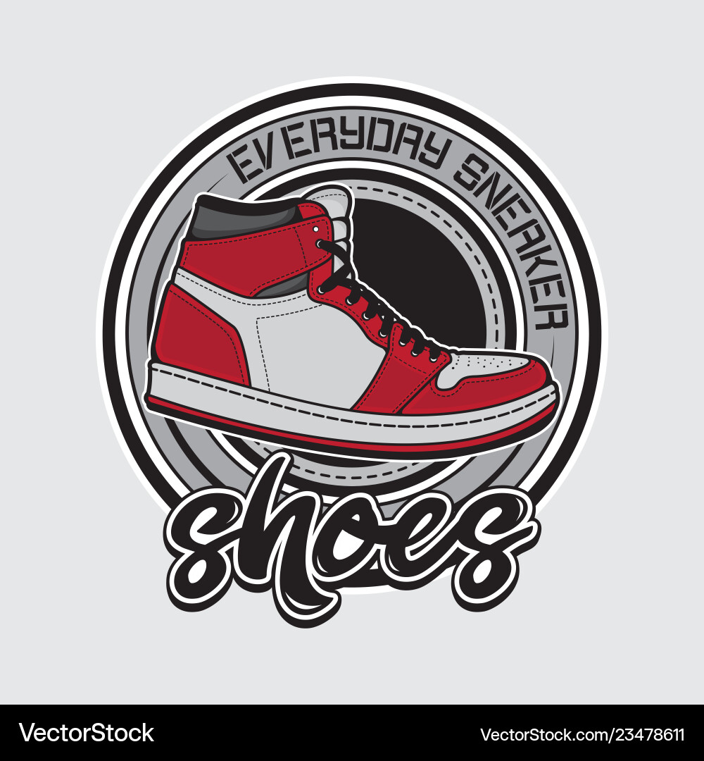 Design shoes logo Royalty Free Vector Image - VectorStock
