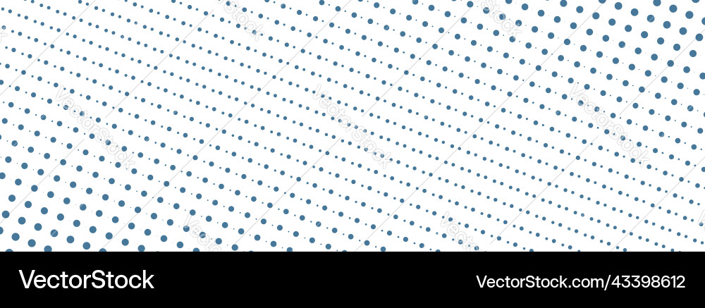 Blue Halftone Dot Overlay Royalty Free Vector Image