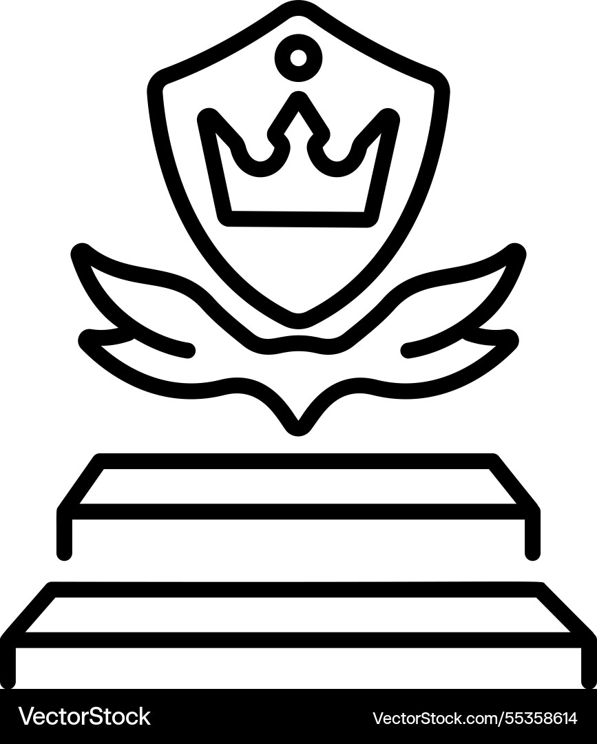 Game shield Royalty Free Vector Image - VectorStock