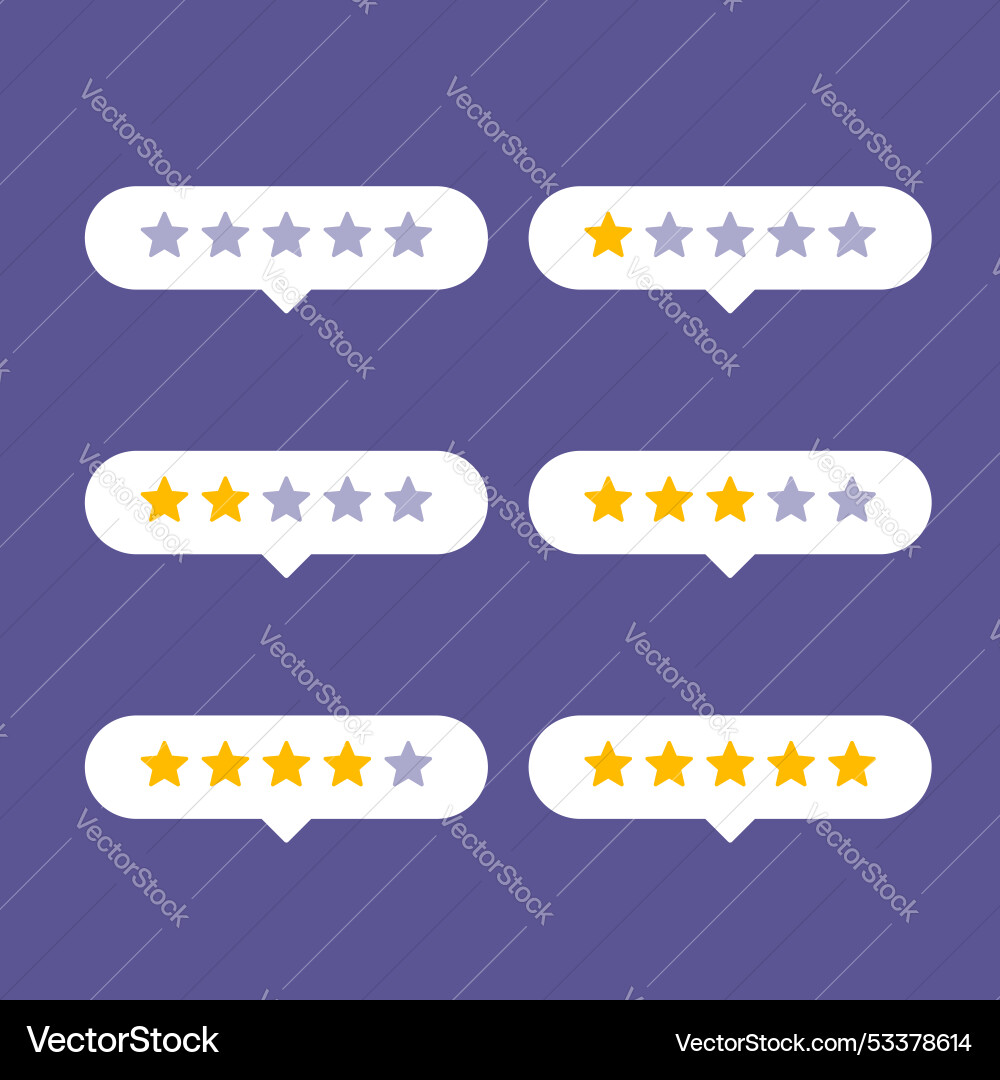Star rating icon for website Royalty Free Vector Image