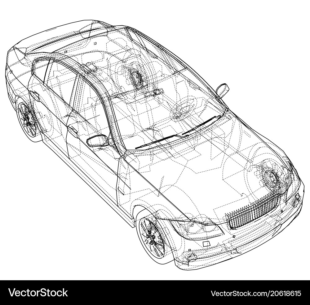 Concept car Royalty Free Vector Image - VectorStock