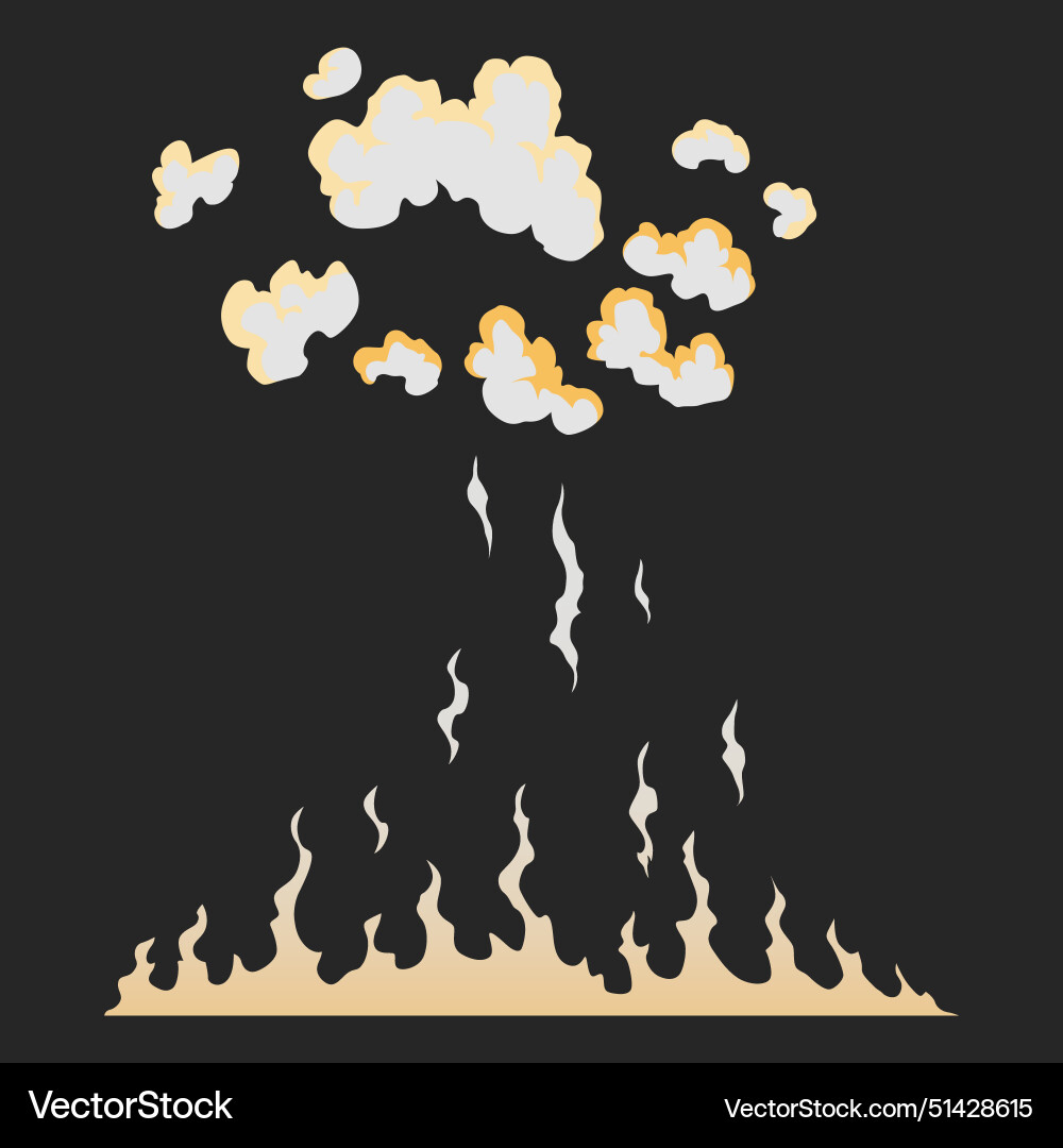 Explosion animation effect for game burst Vector Image