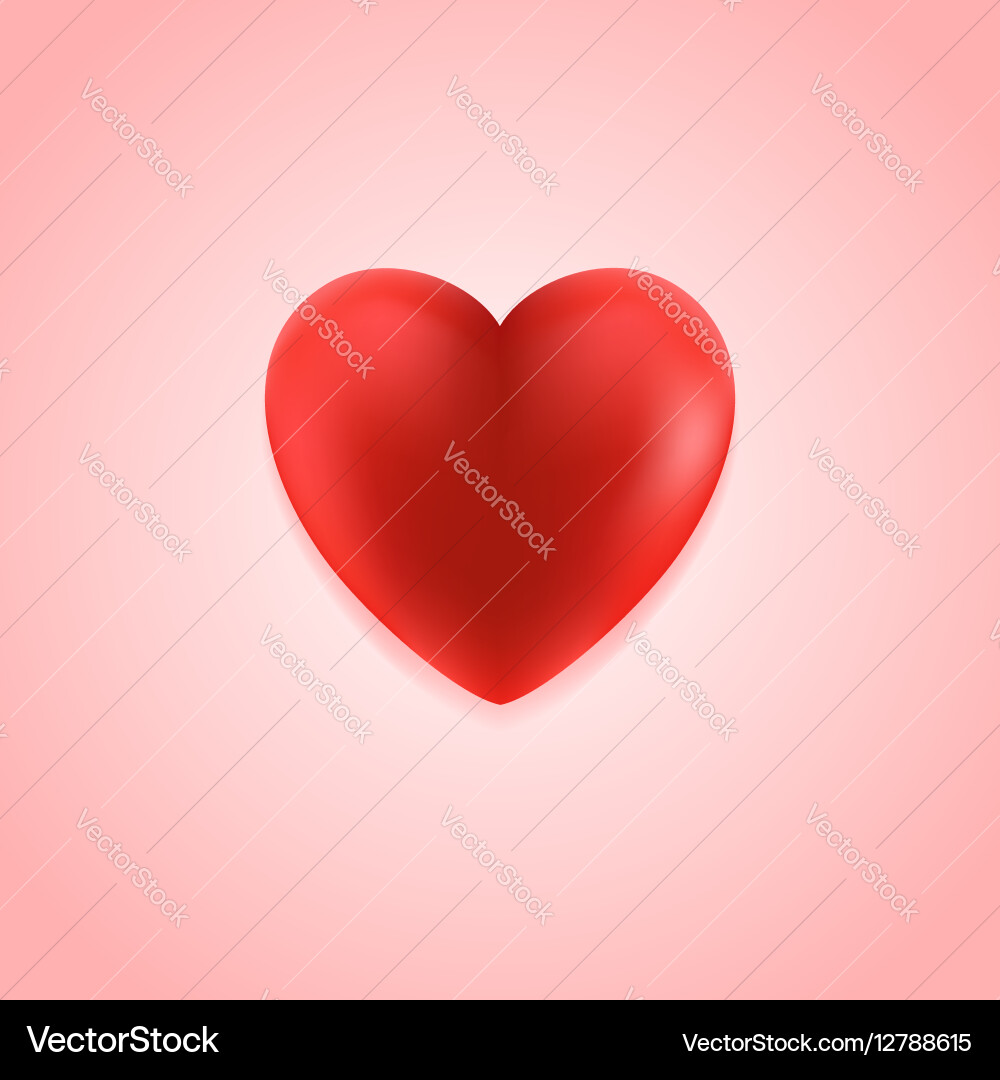 Valentine heart Royalty Free Vector Image - VectorStock