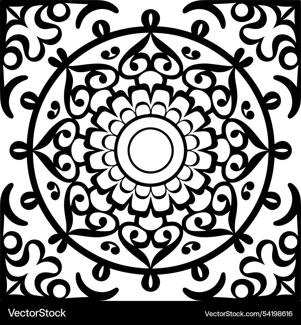 Mandala art Royalty Free Vector Image - VectorStock