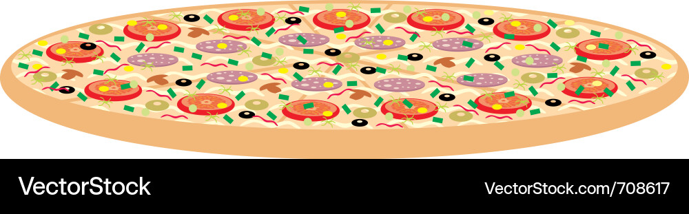 Pizza Royalty Free Vector Image - VectorStock