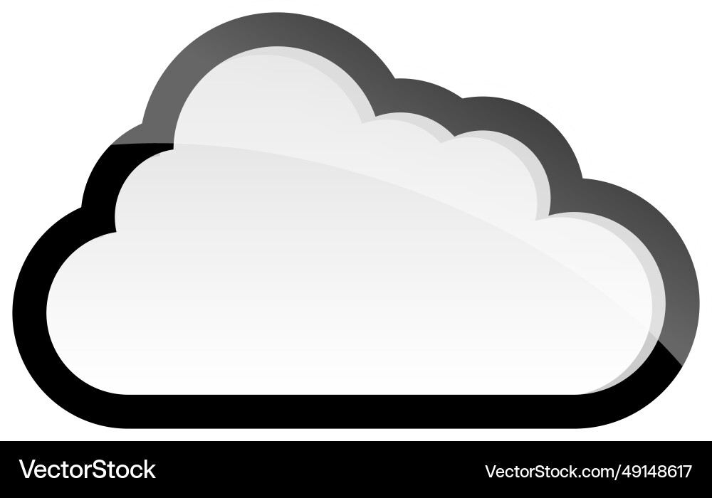 Realistic high detailed of cloud computing concept