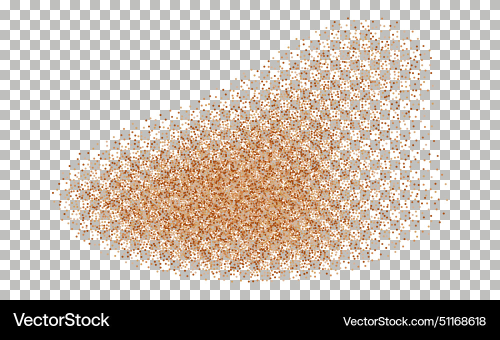 Cocoa coffee or chocolate powder dust particles Vector Image