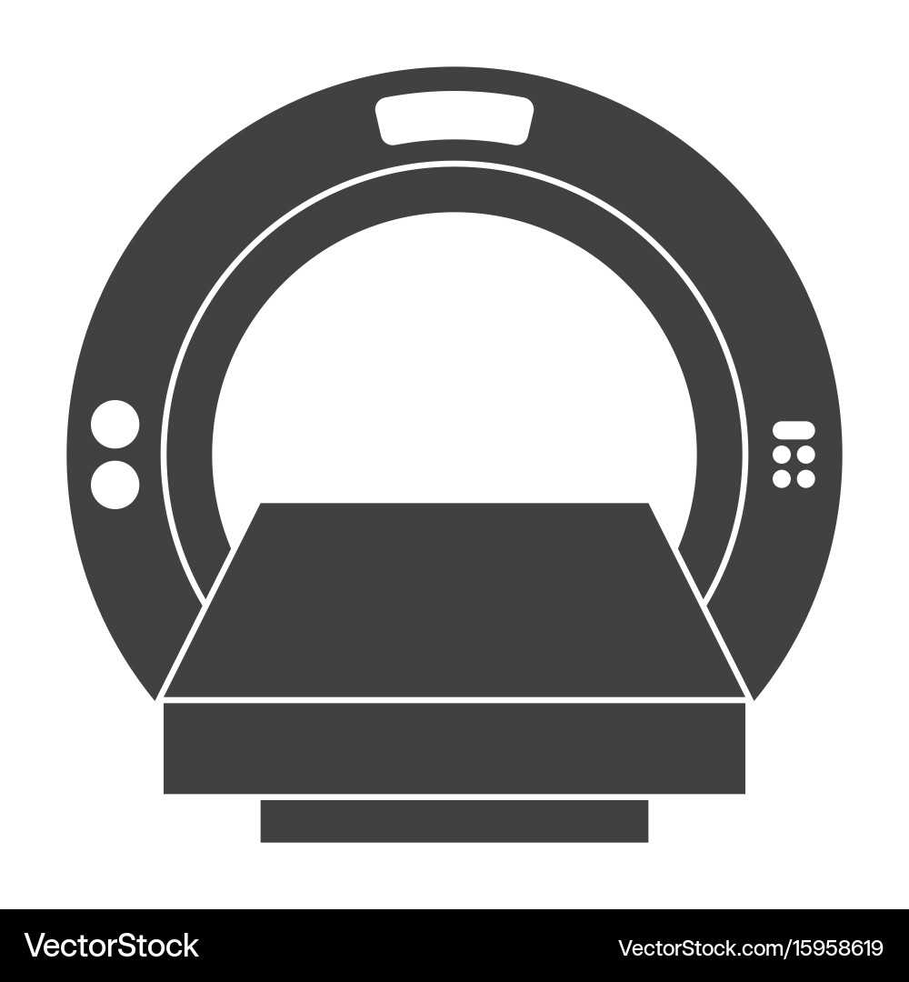 Computer tomography icon Royalty Free Vector Image