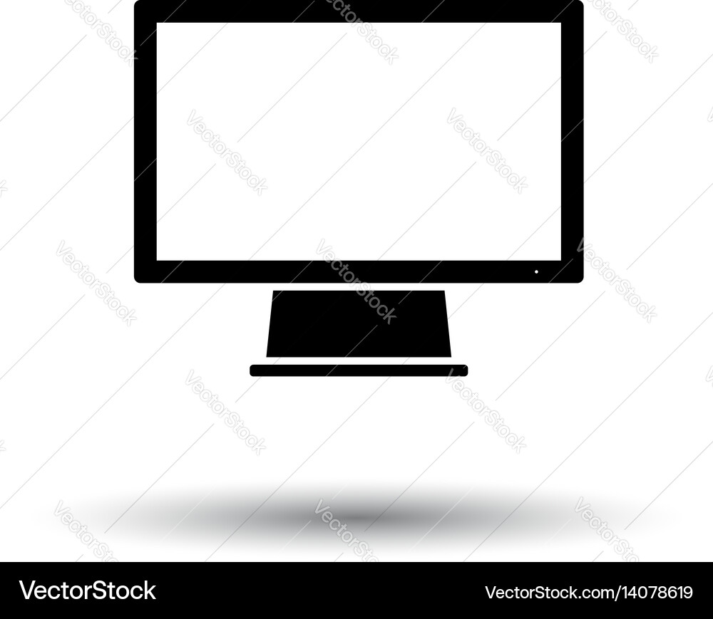 Monitor icon Royalty Free Vector Image - VectorStock