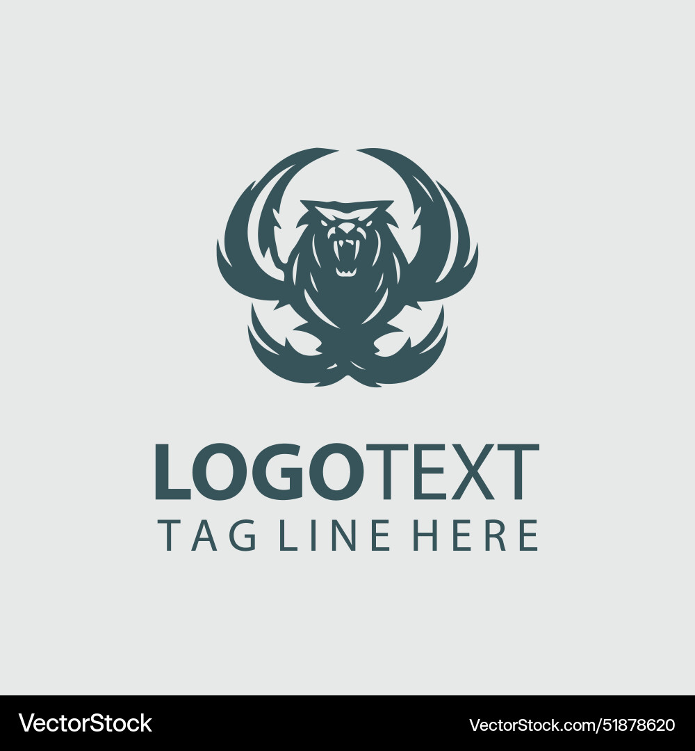 Claw logo Royalty Free Vector Image - VectorStock