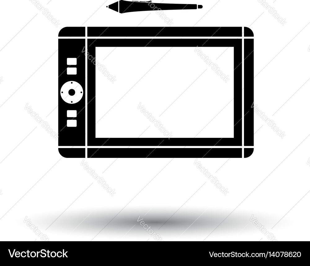 Graphic tablet icon Royalty Free Vector Image - VectorStock