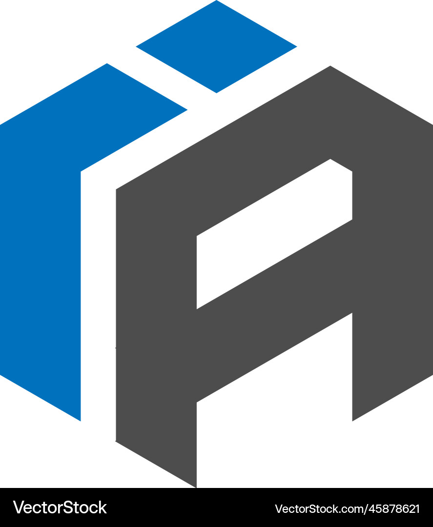 Ai polygon logo Royalty Free Vector Image - VectorStock