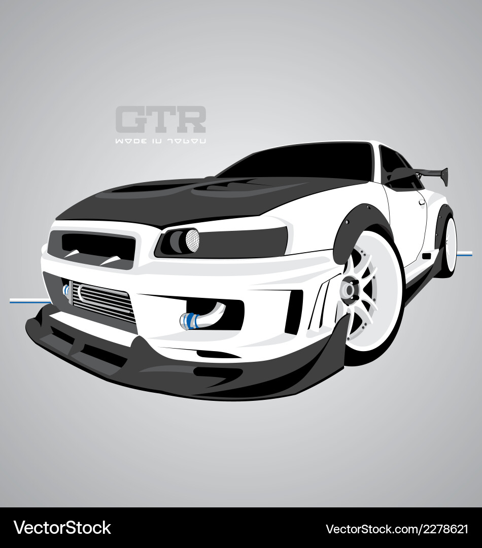Gtr Royalty Free Vector Image - VectorStock