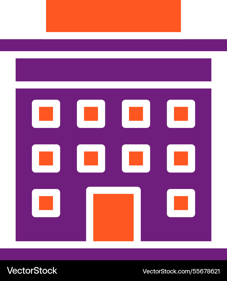 Hotel icon design Royalty Free Vector Image - VectorStock