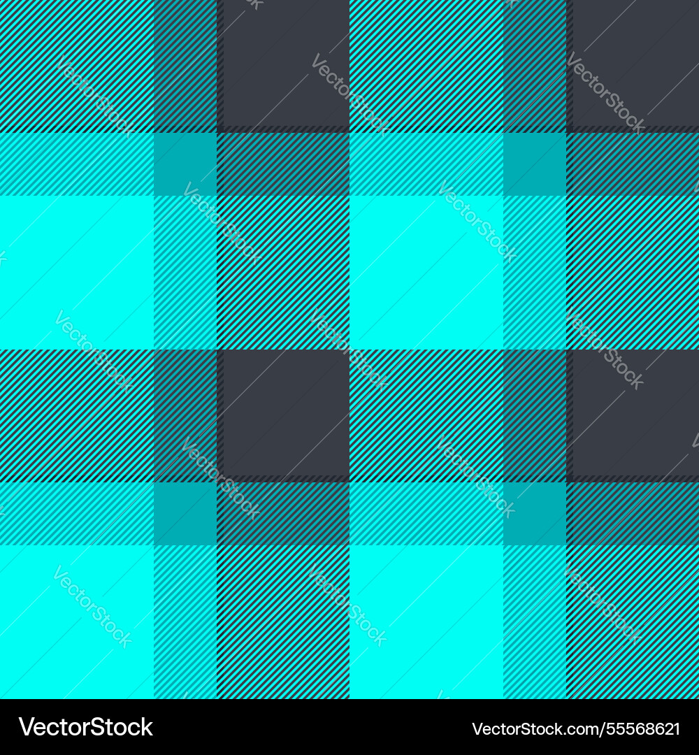 Vibrant teal and charcoal plaid pattern perfect – Royalty-Free Vector ...