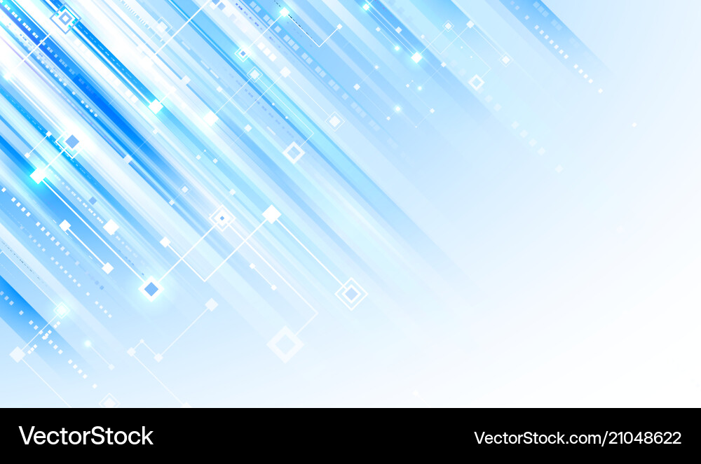 Abstract blue tech background Royalty Free Vector Image