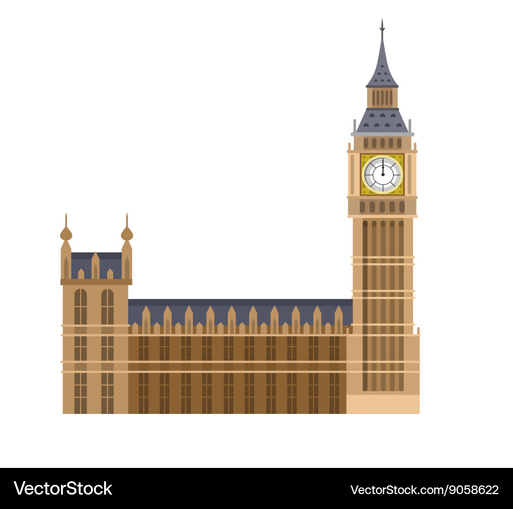Big ben Royalty Free Vector Image - VectorStock
