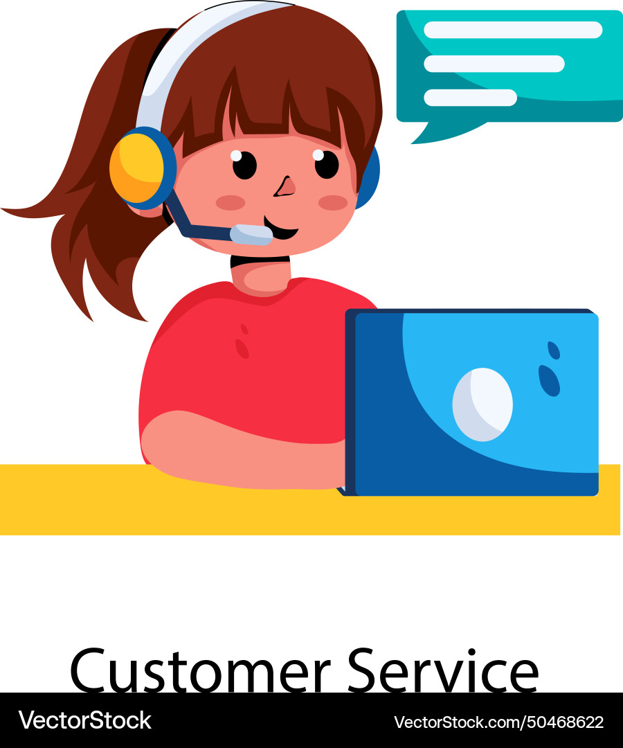 Customer service Royalty Free Vector Image - VectorStock