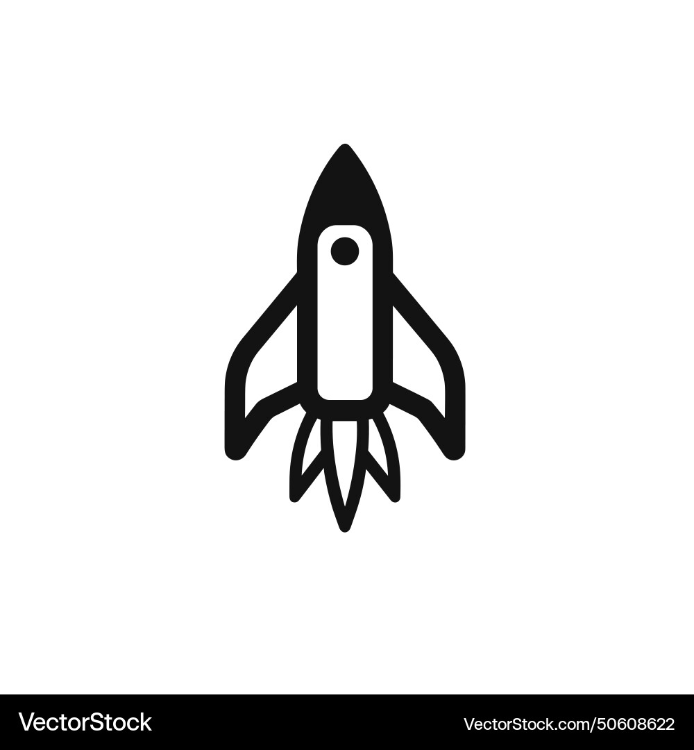 Emerging technologies monochrome line logo Vector Image