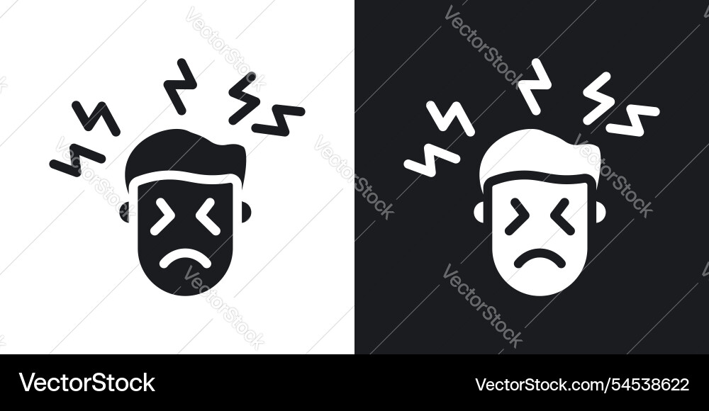 Headache icon Royalty Free Vector Image - VectorStock