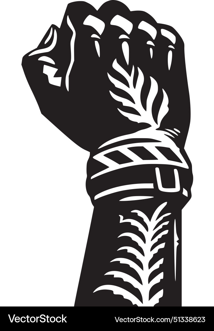 Arm - black and white isolated icon Royalty Free Vector