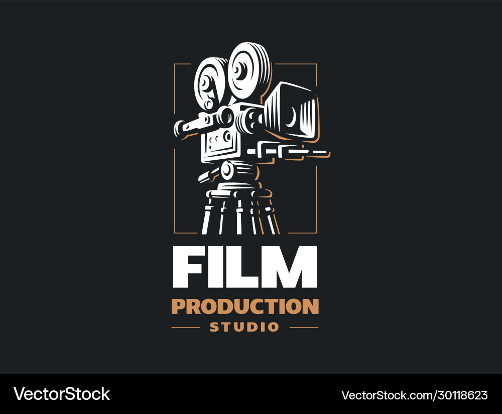 Cinema camera - design Royalty Free Vector Image