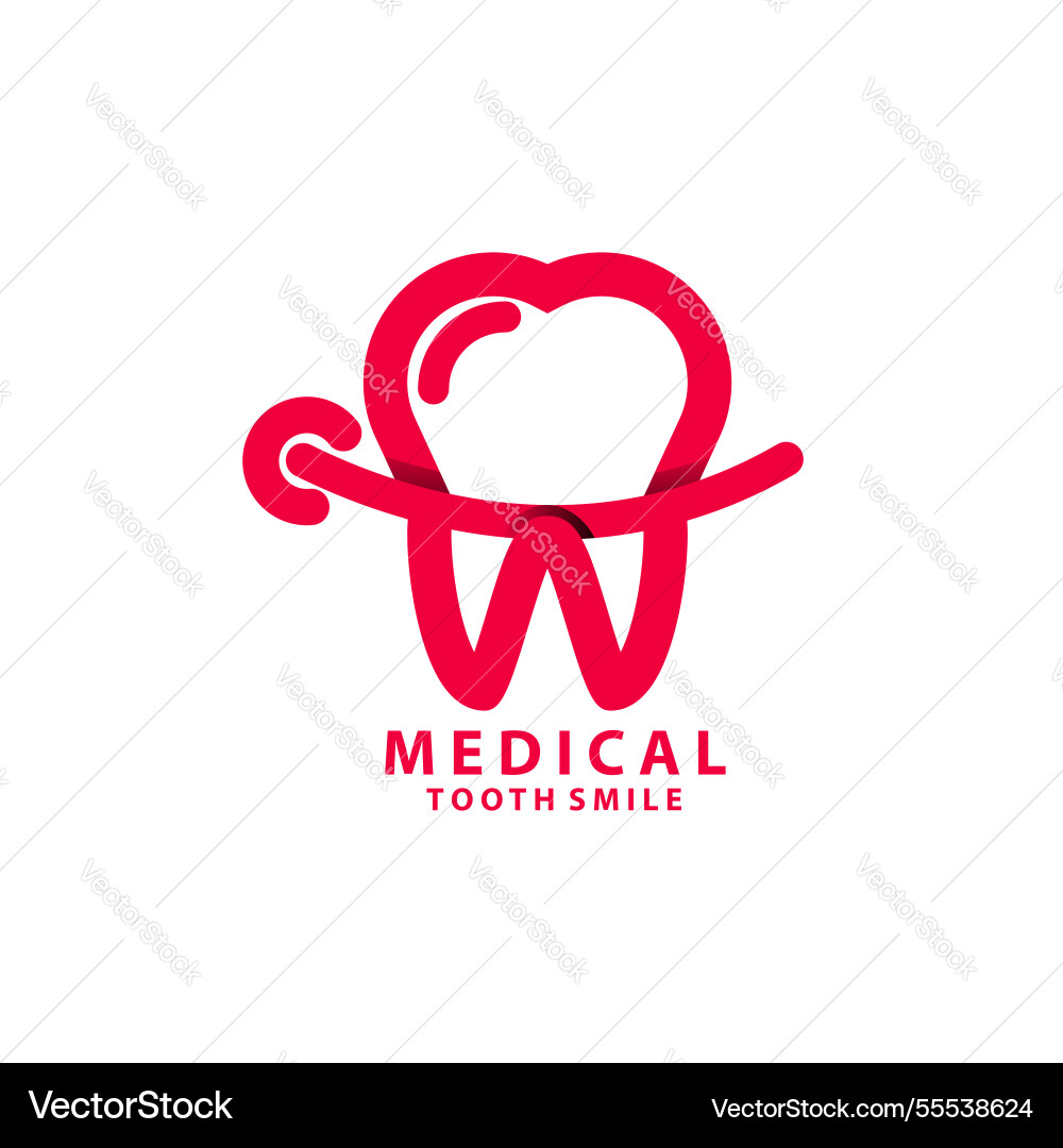 Dental smile logo Royalty Free Vector Image - VectorStock