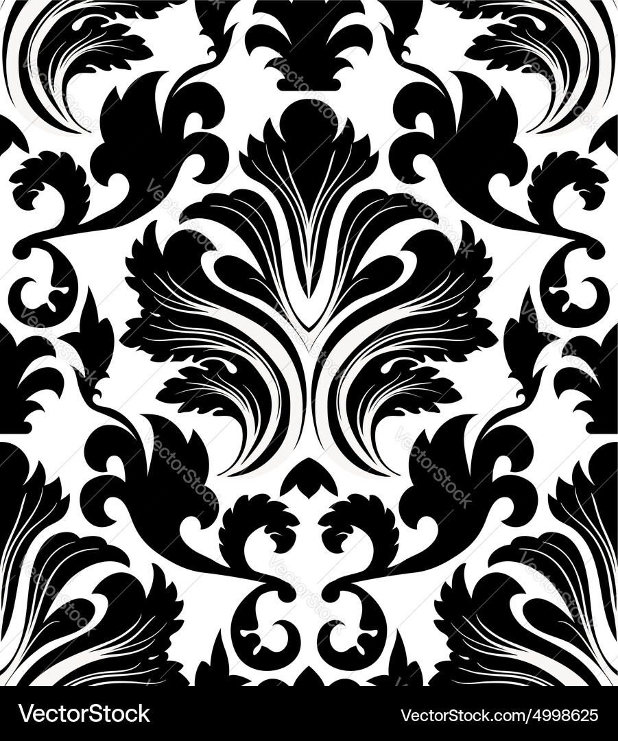 Damas pattern Royalty Free Vector Image - VectorStock