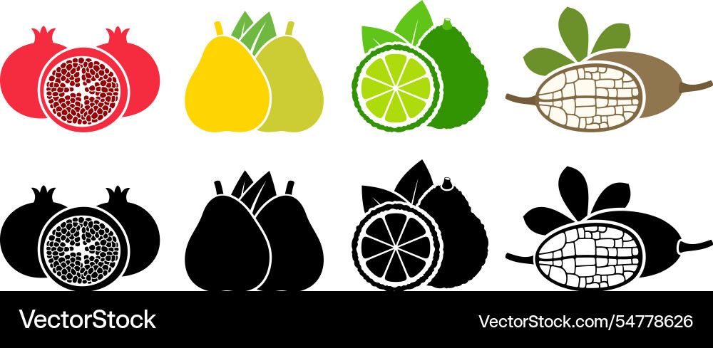 Fruit logo Royalty Free Vector Image - VectorStock