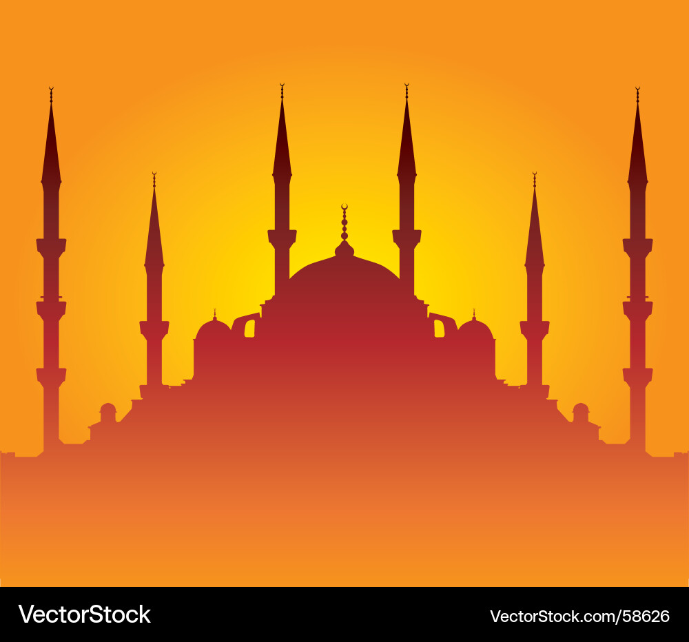 Mosque Royalty Free Vector Image - VectorStock