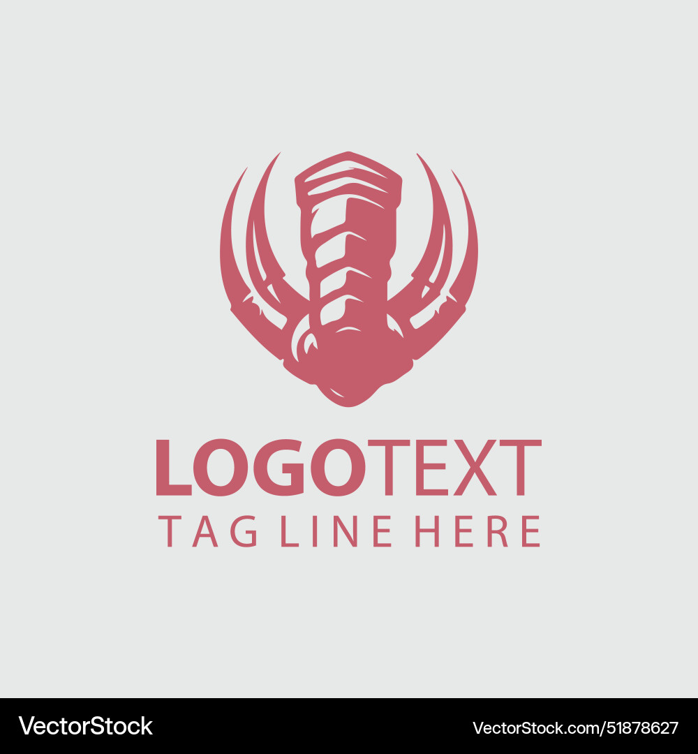 Claw logo Royalty Free Vector Image - VectorStock