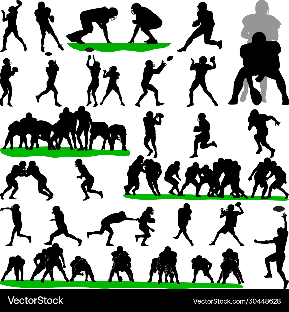 Football player Royalty Free Vector Image - VectorStock