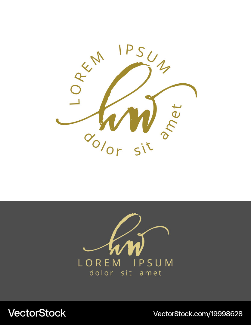 Brush Calligraphy H Letter Vector Images (over 400)