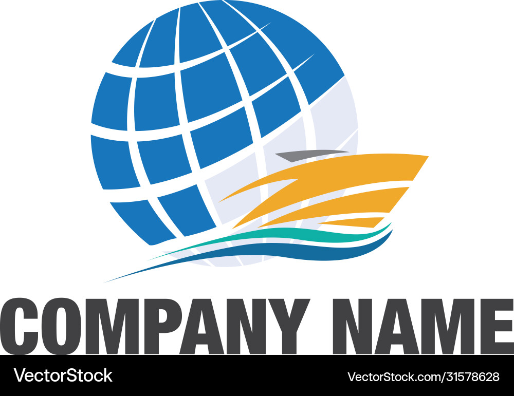Import and export logo Royalty Free Vector Image