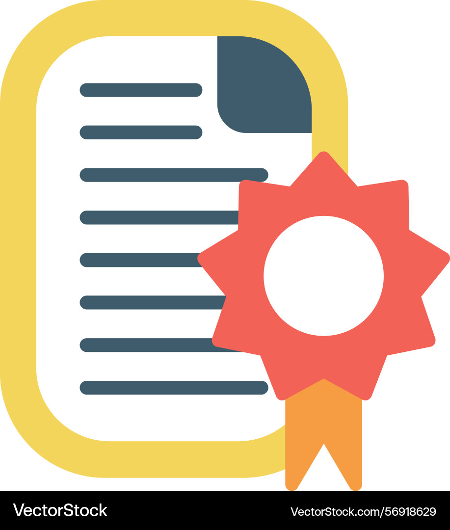 Contract icon Royalty Free Vector Image - VectorStock