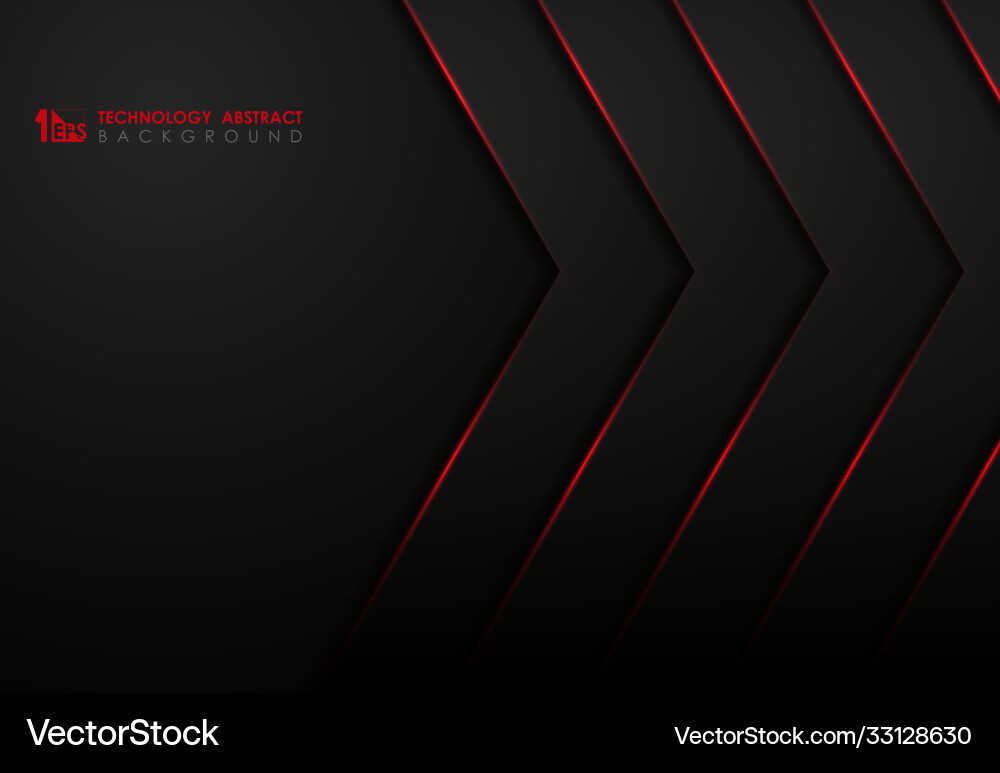 Abstract black template design technology Vector Image