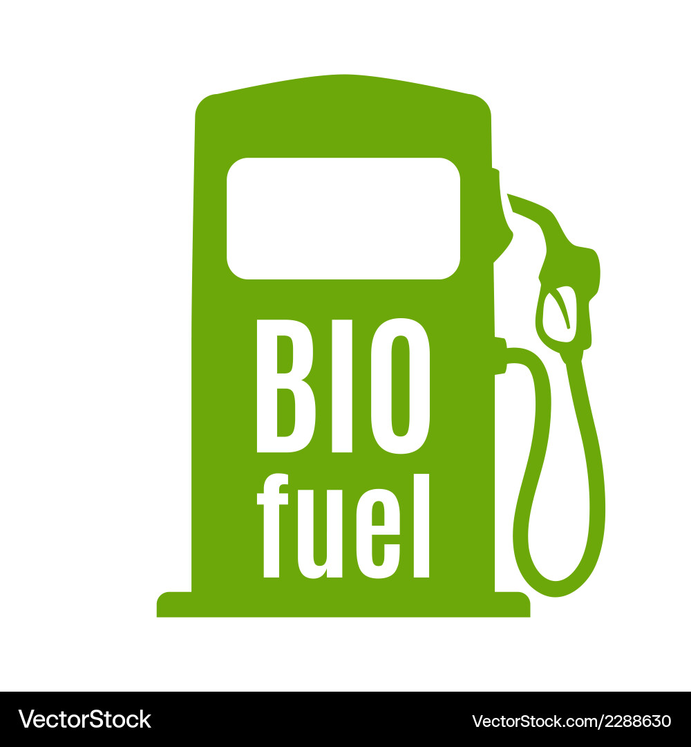 Bio fuel pump Royalty Free Vector Image - VectorStock
